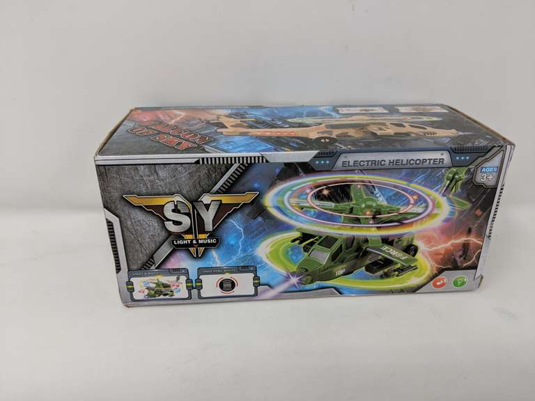 SY Light & Music Electric Helicopter Green - Dutch Goat