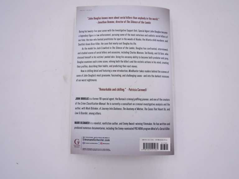 Mindhunter Inside the FBI's Elite Serial Crime Unit Book By: John ...