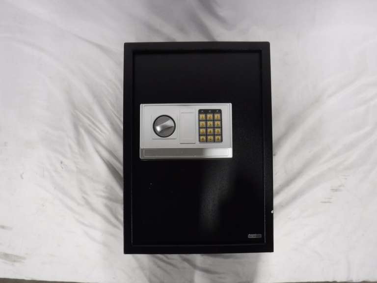 Intelligent Electronic Safe With Number Keypad, Black Metal, 35 x 50 CM ...