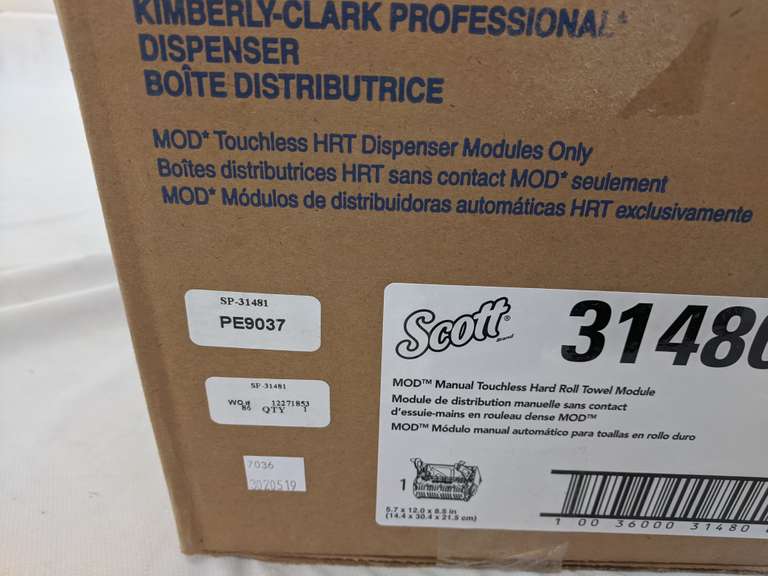 Lot of 12 Scott MOD Manual Touchless Hard Roll Towel Modules - Dutch Goat