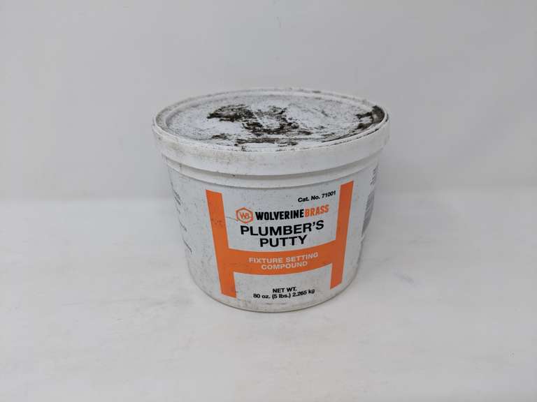 Wolverine Brass Plumber's Putty Fixture Setting Compound 80 oz - Dutch Goat