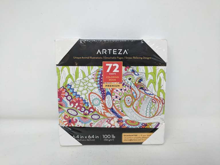 Arteza Premium Coloring Book- 72 Sheets - Dutch Goat