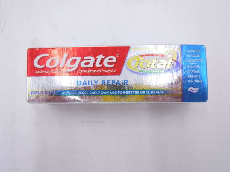 Lot of 21 Colgate Total Anticavity Flouride and Antigingivitis ...