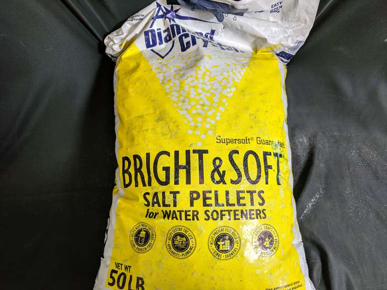 Diamond Crystal Bright and Soft Salt Pellets for Water Softeners - 50 ...
