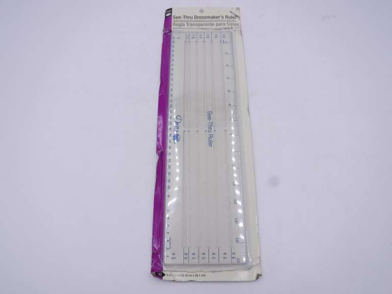 Dritz See-Through Dressmaker's Ruler 4"X15 - Dutch Goat