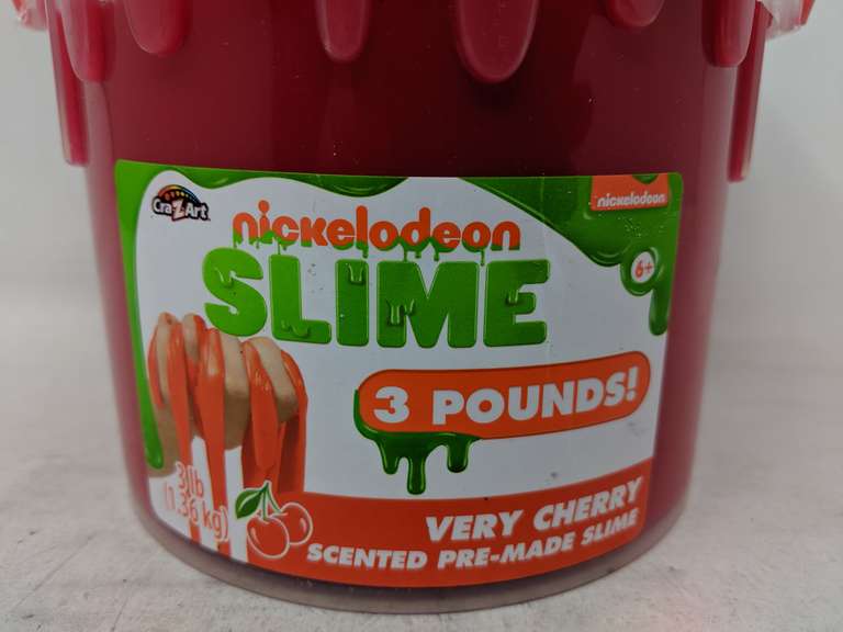 Cra z Art Nickelodeon Slime- 3 Pounds- Red- Very Cherry Scented Pre ...