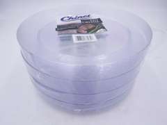 Assortment Of Chinet Cut Crystal Plastic Plates: 3 Packs Of Chinet Cut ...
