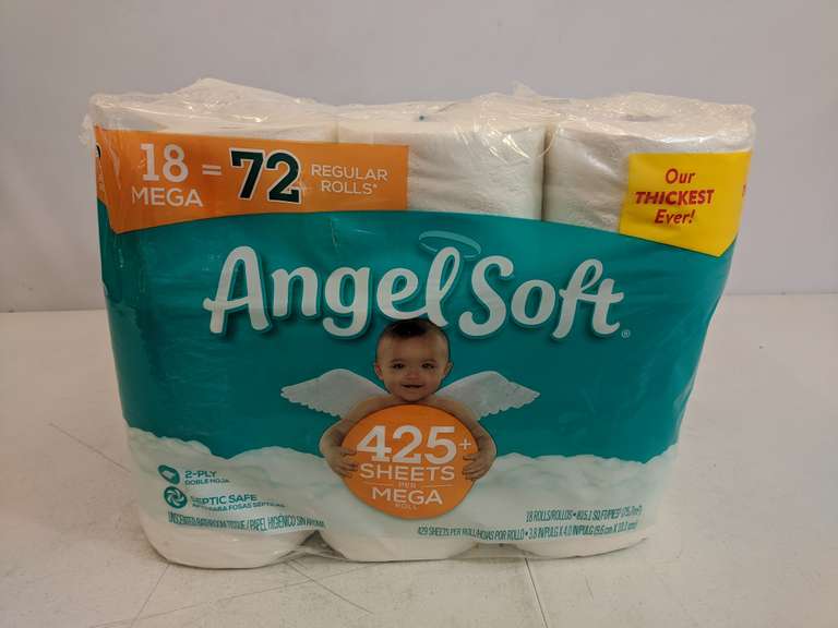 Angel Soft Tissue Paper - 18 Mega Rolls - Dutch Goat