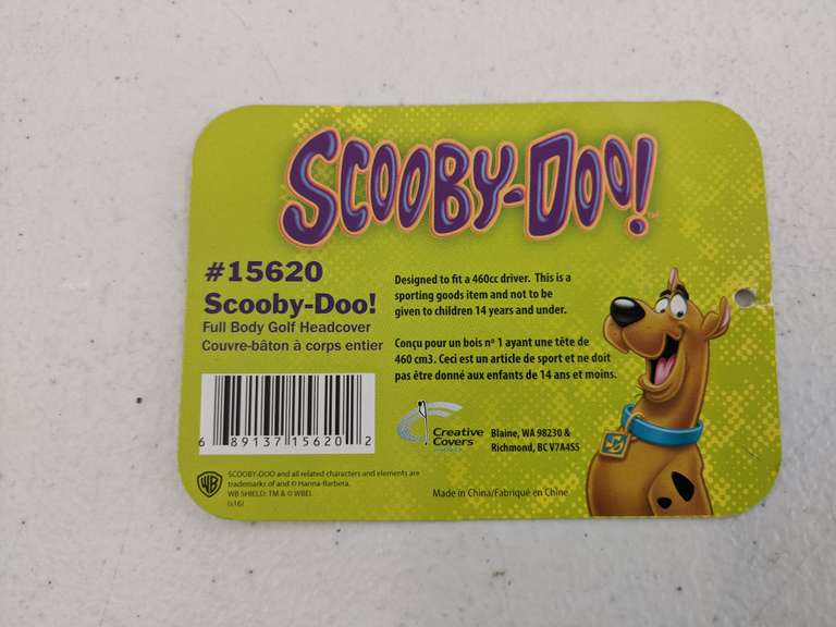 Scooby-Doo! Full Body Golf Head-cover - Dutch Goat