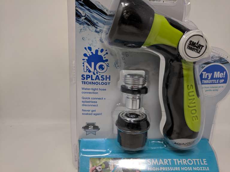 AquaJoe Smart Throttle High Pressure Hose Nozzle - Dutch Goat