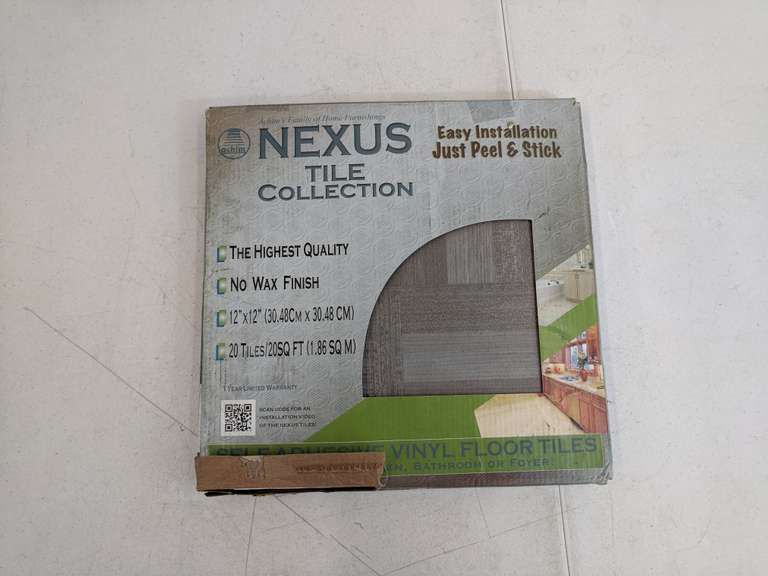 Lot of 4 Nexus Tile Collection - Peel and Stick - Total 20 in each Box ...