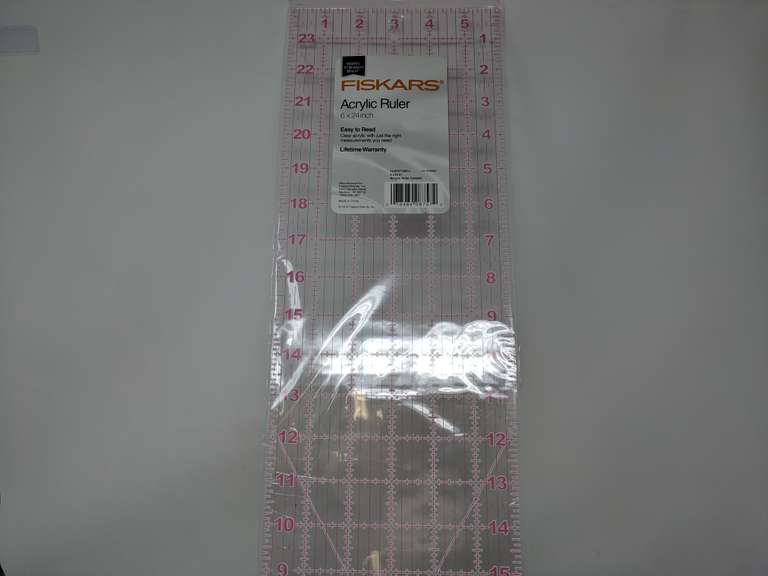 Fiskars Acrylic Ruler - 6" x 24" - Dutch Goat