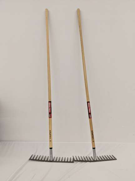 Lot of 2 Truper Tru Pro Level Head Rake - 60 Inch long - Dutch Goat
