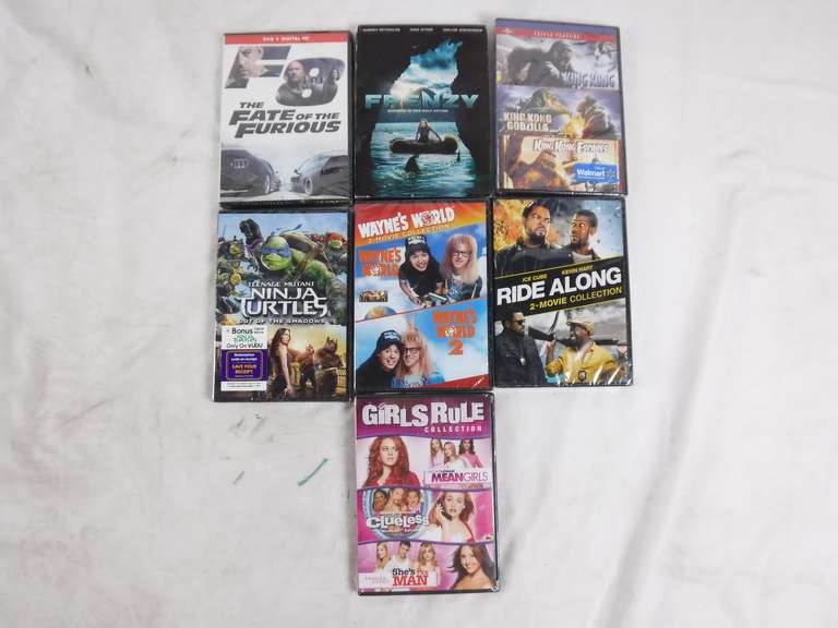 Assortment Of Movies: The Fate Of The Furious, Frenzy, King Kong, King ...