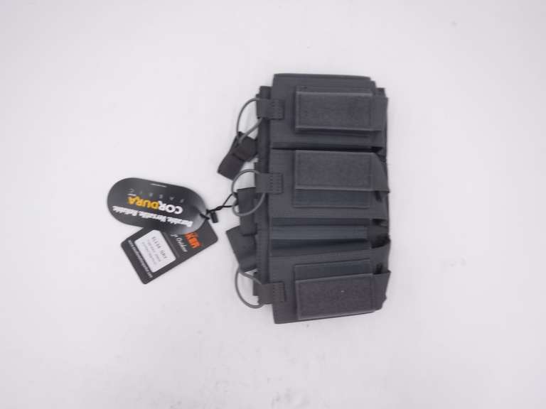 Triple Stack AR And AK And Pistol Mag Pouch, Grey - Dutch Goat