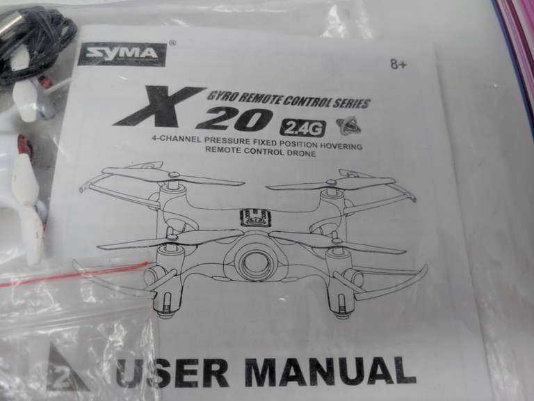 Syma X20 2.4Ghz Mini RC Quadcopter Headless Mode Pocket Drone Altitude ...