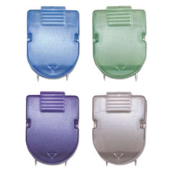 Lot Of 20 Advantus Fabric Panel Wall Clips, Assorted Colors - Dutch Goat