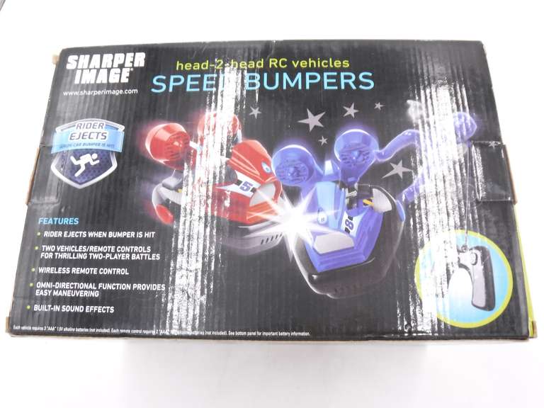 Sharper Image Remote Control Speed Bumper Vehicles - 2 Pack - Dutch Goat