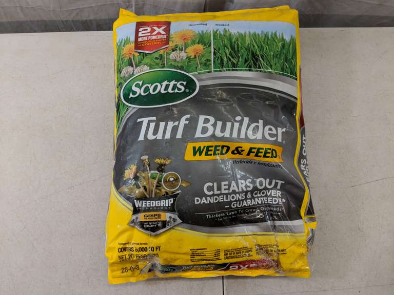 Scotts Turf Builder Weed & Feed - Covers 5,000 Sq Feet - Dutch Goat