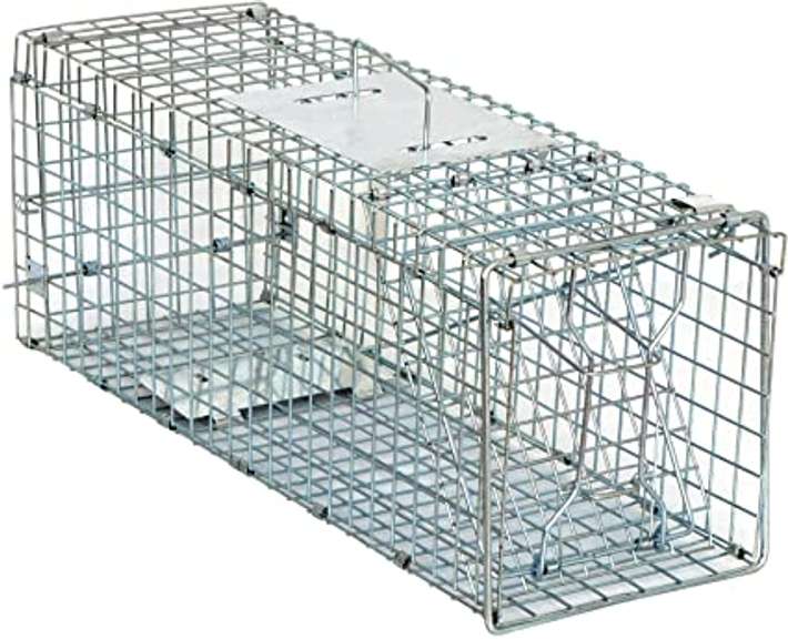 Humane Animal Trap 24'' Steel Cage For Small Animals - Dutch Goat