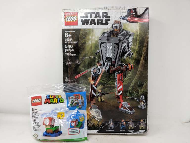 Assortment of 2 Lego Activity Sets - Super Mario & Star Wars - Dutch Goat