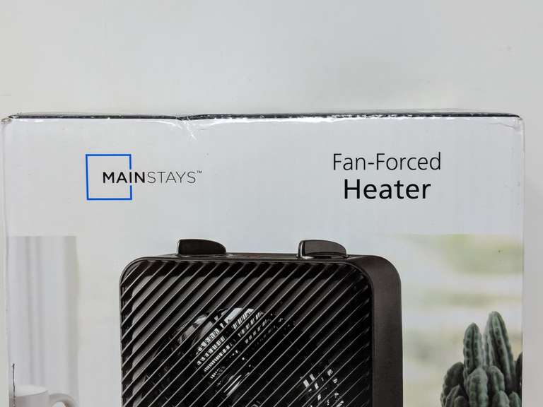 Mainstays Fan-Forced Heater - 3 Heat + 1 Fan Setting - Dutch Goat