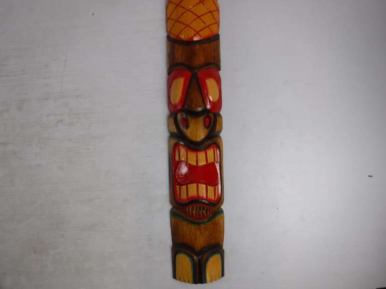 Assortment Of 2 Tiki Hanging Wall 40" X 6" - Dutch Goat