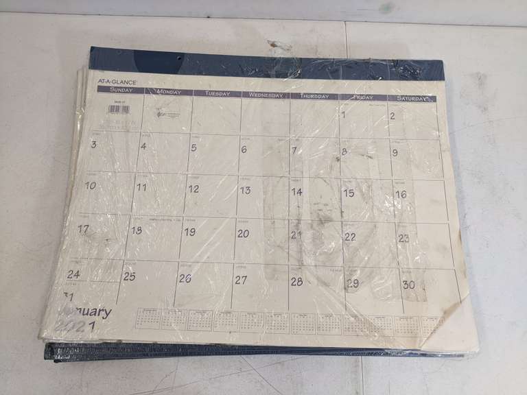 Lot of 10 At-A-Glance 2021 Calendars - 21 3/4" x 17" - Dutch Goat