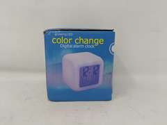 Glowing LED Color Change Digital Alarm Clock - Mario Bros. Design ...