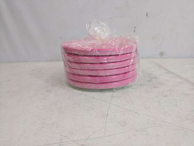 Lot of 6 Plate Packs - Neon Pink, 9" - Total 96 Plates - Dutch Goat