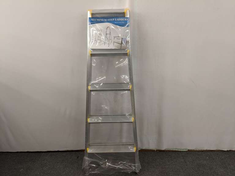 Aluminum 5 Step Ladder 53" - Dutch Goat