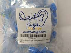 Set of 50 Quality Plugs By Rips Silicone Ear Plugs -Blue- - Dutch Goat