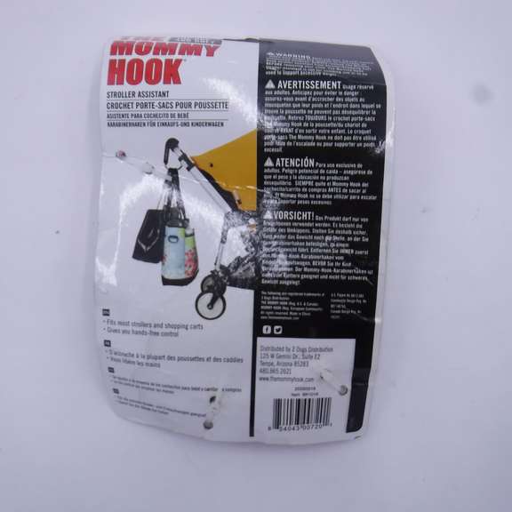 Lot Of 2 The Mommy Hook, Stroller Assistant, Fits Most Strollers And ...