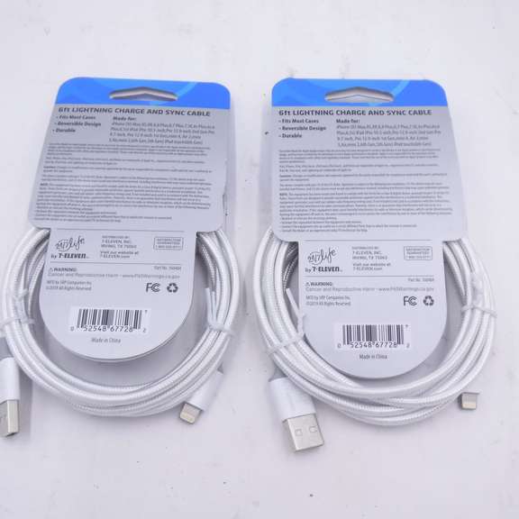 24/7 Life By 7-Eleven Lightning Charging Cable For iPhone, iPad, And ...
