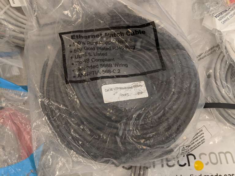 Assortment of 44 Miscellaneous Cords & Cables - Dutch Goat