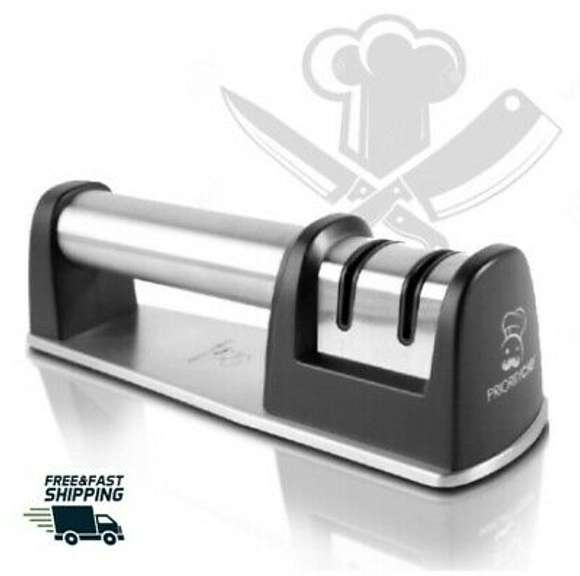 Senzu Sharpener - Sharpener For Knives - 2 Stage Diamond Coated Edge ...