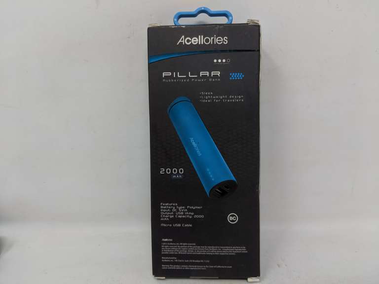 Lot of 2 Metro By T-Mobile Pillar Rubberized Power Bank - Dutch Goat