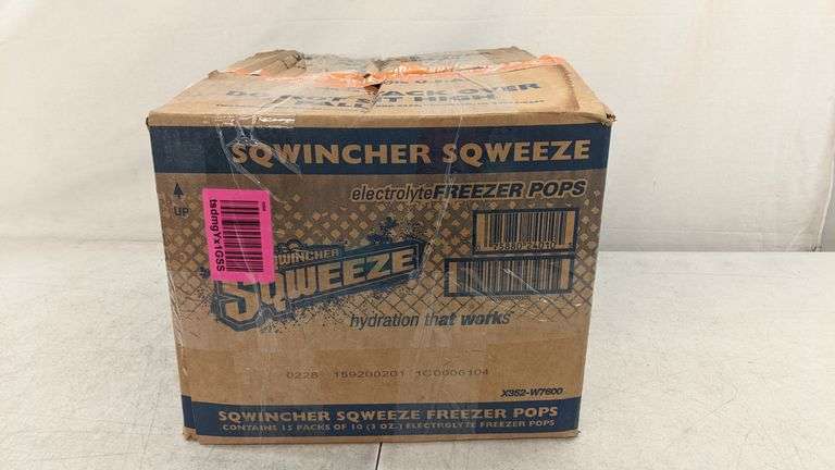 Sqwincher Squeeze Electrolyte Freezer Pops - Dutch Goat