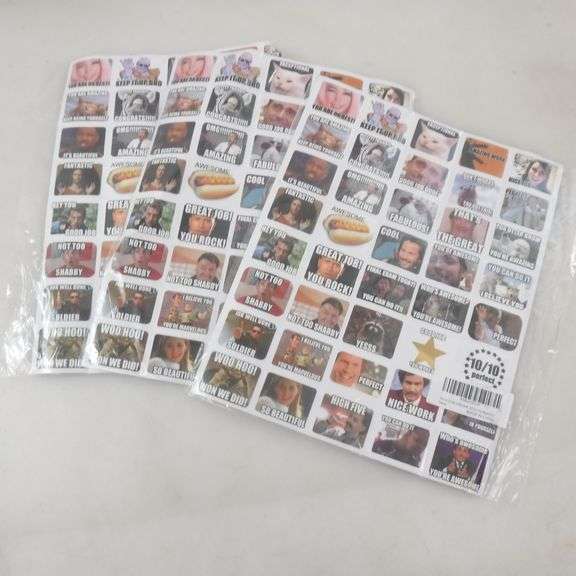 Lot Of 3: Meme Stickers/Meme Reward Stickers - Great For Hydroflasks ...