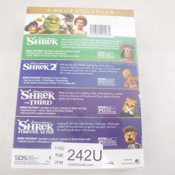 Shrek 4-Movie Collection DVD + Exclusive Lanyard: Shrek - PG/ Shrek 2 ...