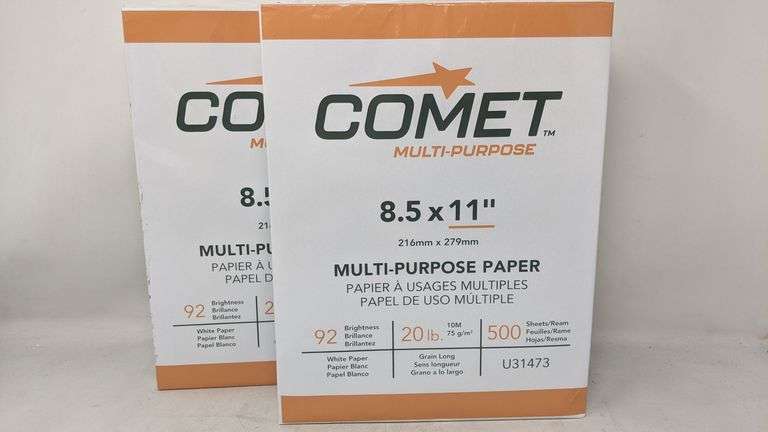 Lot of 2 - Comet Multi-Purpose Paper 500 Sheets - Dutch Goat