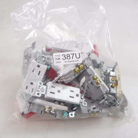 Assortment Of Pass & Seymour Legrand Receptacle, Various Colors and ...