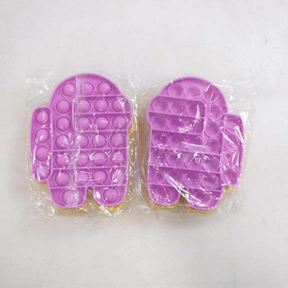 Lot Of 4: Among Us Fidget Toys Popper Pop-It Toys - 2 Purple and 2 ...