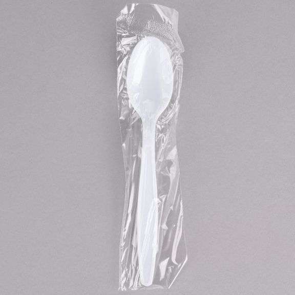 Case Of 1000 : Visions Individually Wrapped Heavy Weight Plastic Spoons ...