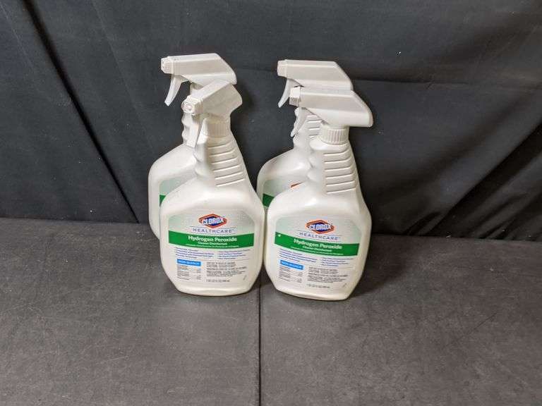 Lot Of 4 - Clorox Hydrogen Peroxide Disinfectant Cleaner Spray (1QT ...