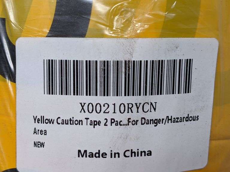 Lot of 2 Yellow Caution Tape - 2 in Each Pack - Dutch Goat