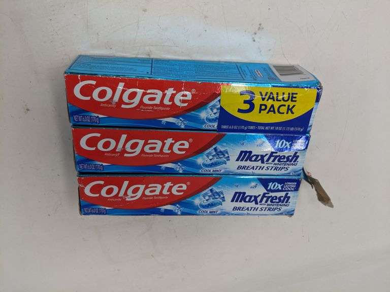 Case of 2 Colgate Toothpaste *Missing One - Dutch Goat