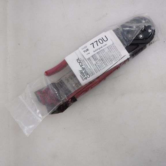Buchanan 4-Way Crimp Tool for Splice Cap Crimp Connectors and Termend ...