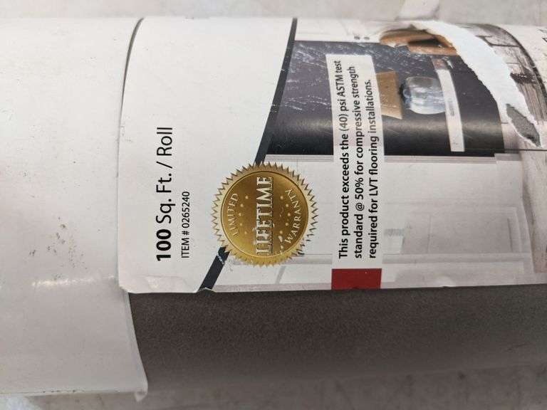 Floor Muffler LVT Encore - 100 Sq Ft Roll - Dutch Goat