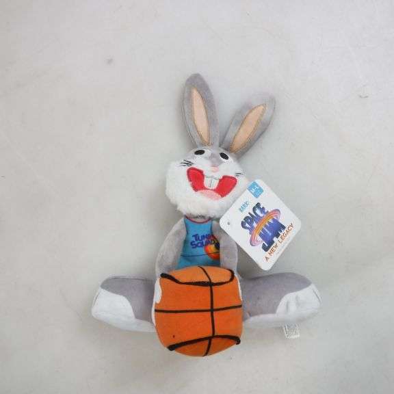 Bark Space Jam A New Legacy Bugs Bunny Dog Toy for Medium-Large Dogs 20 ...